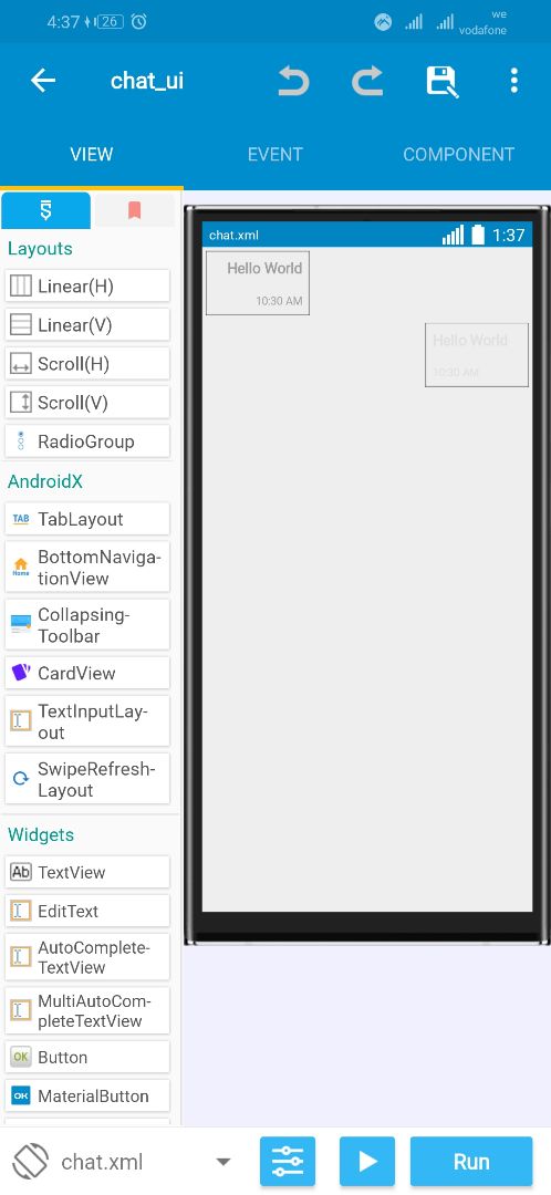 Sketchub • CHAT UI