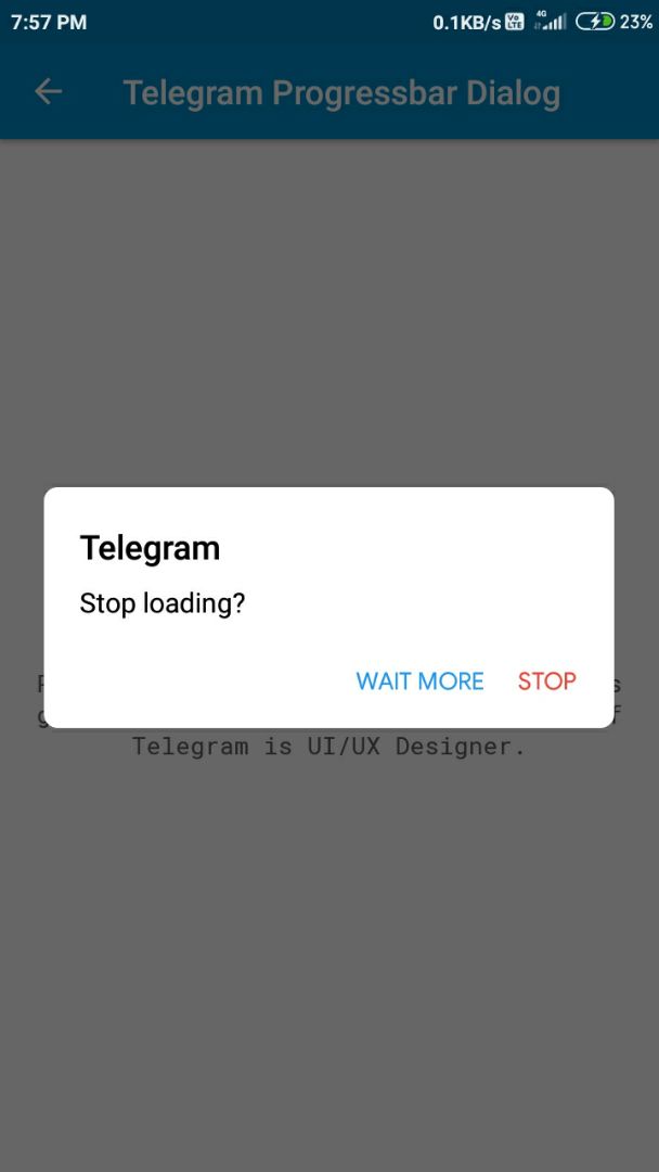 Sketchub • Telegram Progressbar Dialog V2