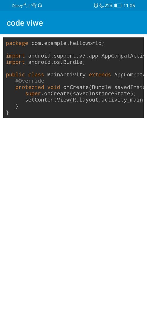 Sketchub • CodeViwe With WebView Lib