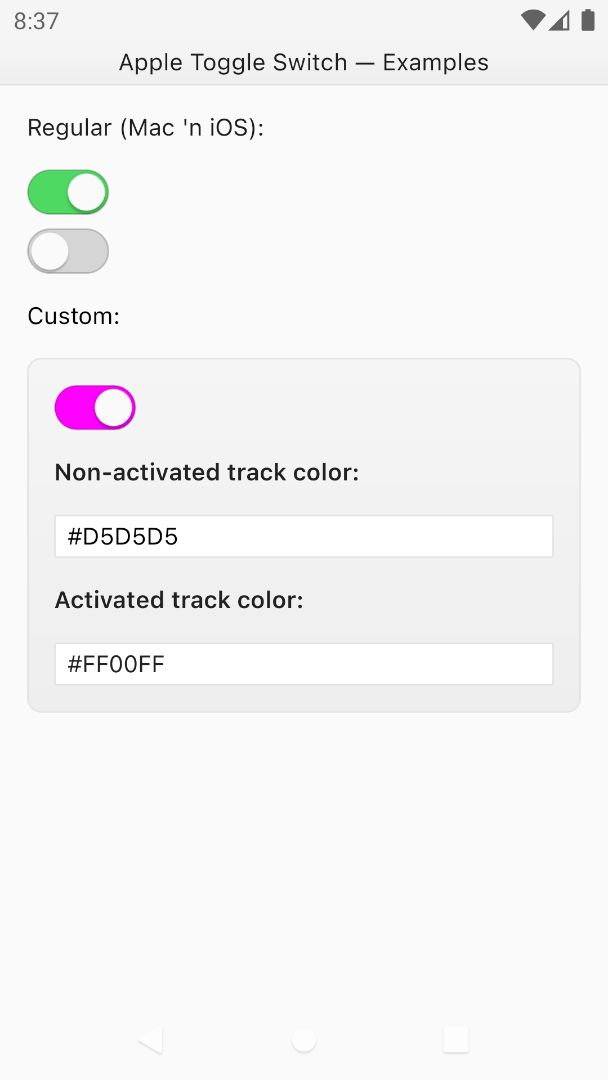 Sketchub • Apple Toggle Switch